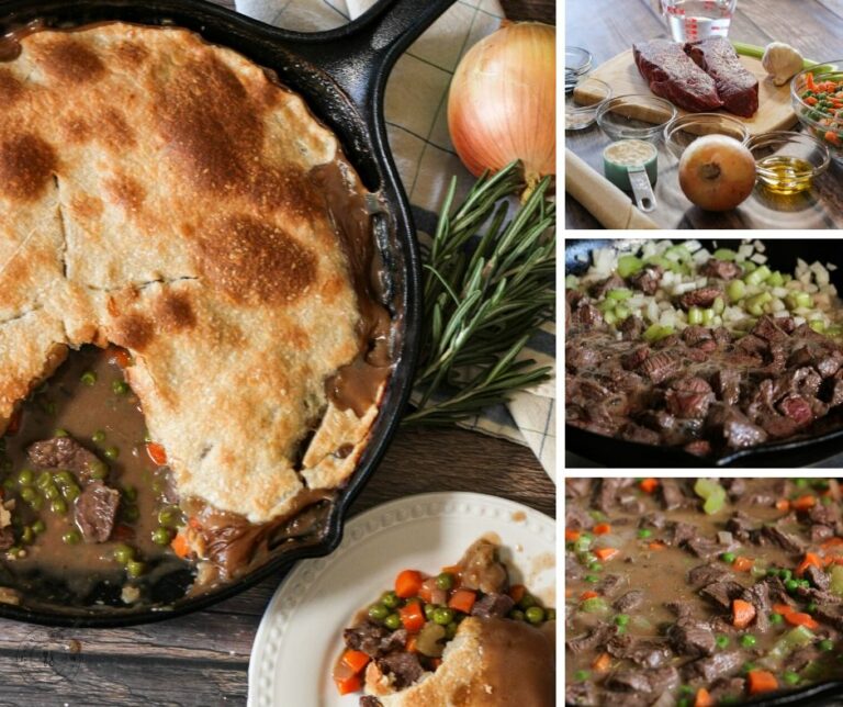 Easy Homemade Beef Pot Pie Recipe - Feeding Your Fam