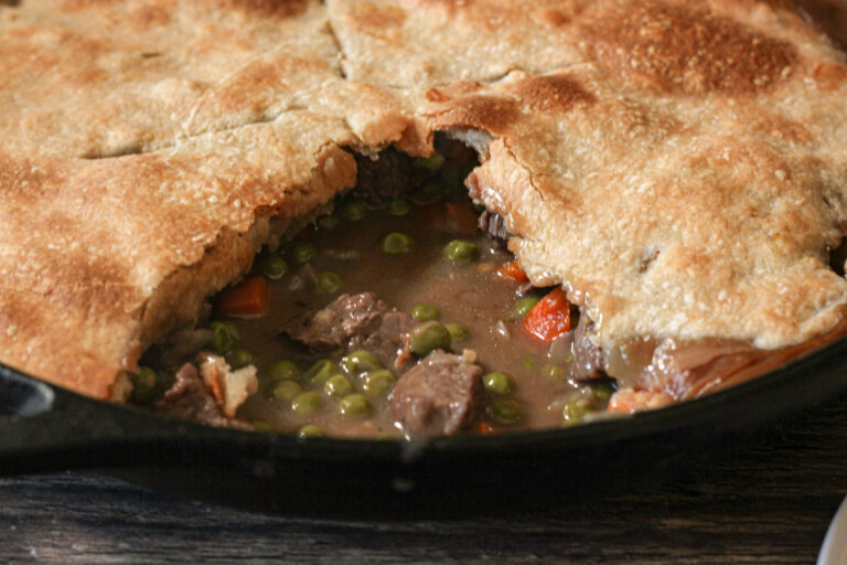 Easy Homemade Beef Pot Pie Recipe - Feeding Your Fam