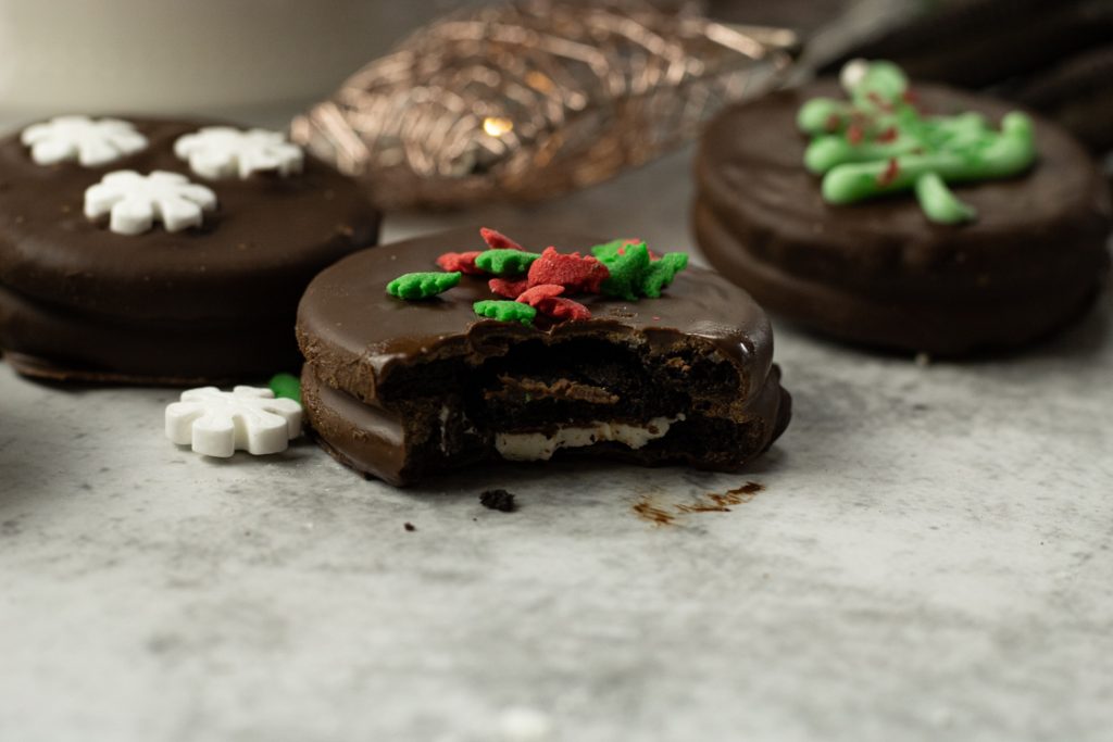 Easy Chocolate Dipped Oreos - Feeding Your Fam
