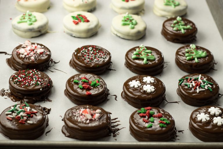 Easy Chocolate Dipped Oreos - Feeding Your Fam