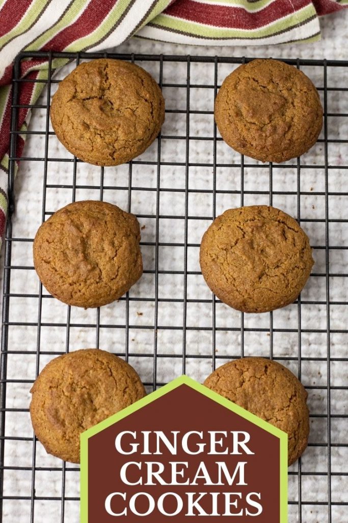 Delicious Ginger Cream Cookies - Feeding Your Fam