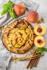 Easy Peach Galette - Feeding Your Fam