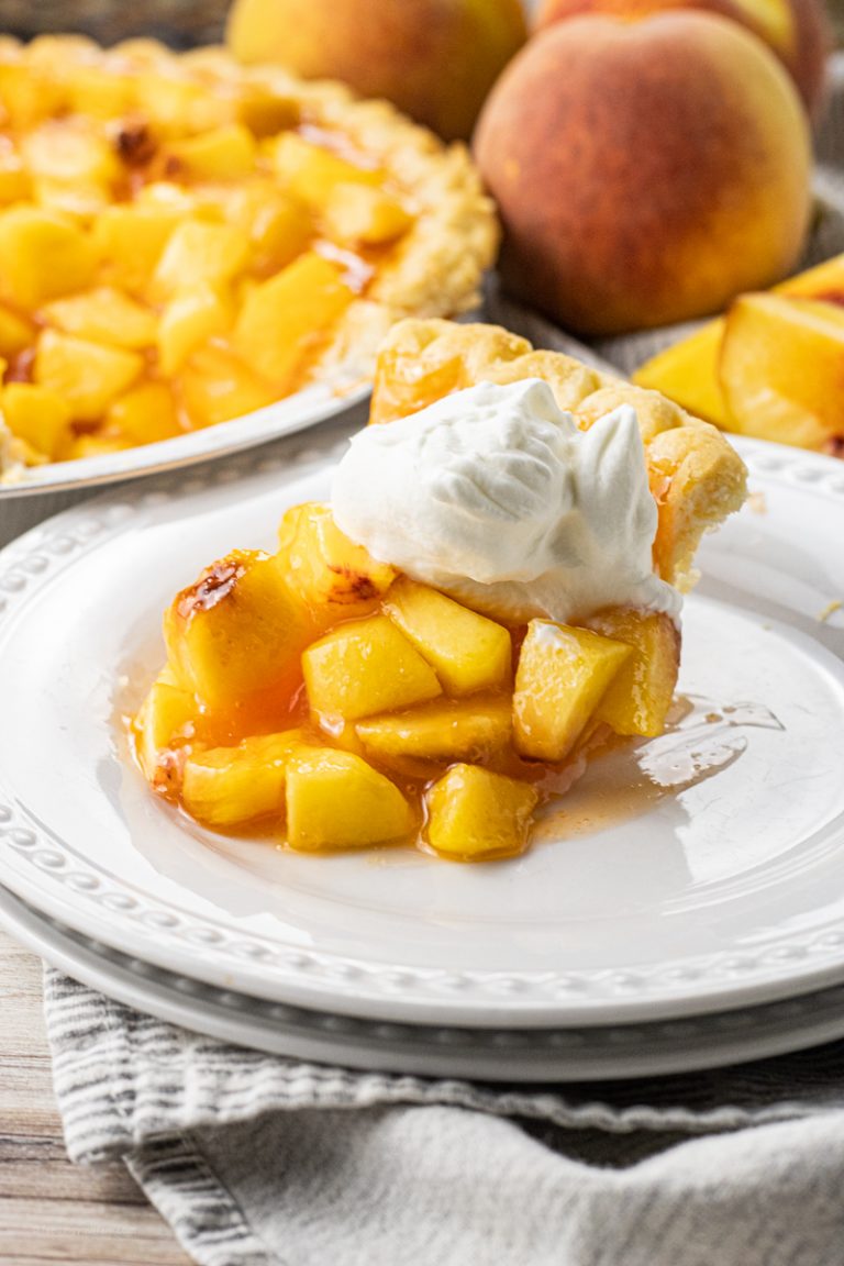 This Peach Jello Pie Is Summer’s Easiest Dessert - Feeding Your Fam