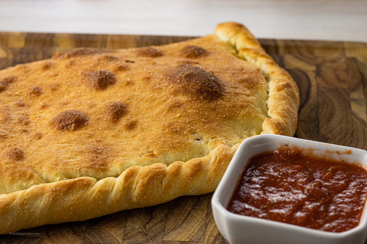 Homemade Calzone - Feeding Your Fam