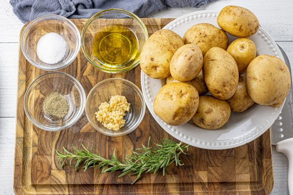 Crisp Roasted Golden Potatoes - Feeding Your Fam