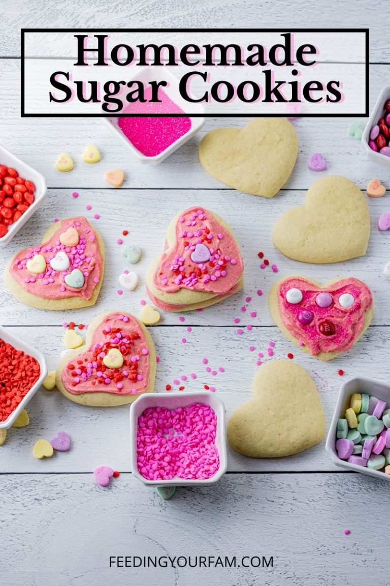 Soft Homemade Sugar Cookies - Feeding Your Fam