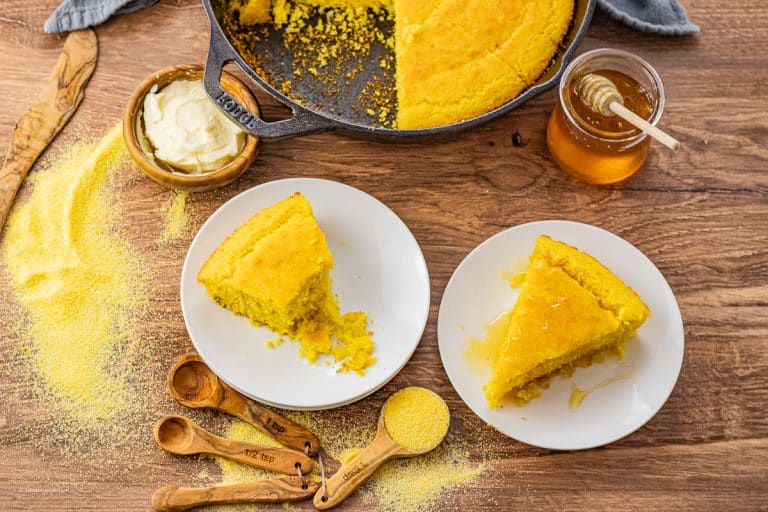 Cast Iron Cornbread (Crispy Crust + Easy Recipe) - Feeding Your Fam Cast Iron Cornbread (Crispy Crust + Easy Recipe) - Feeding Your Fam