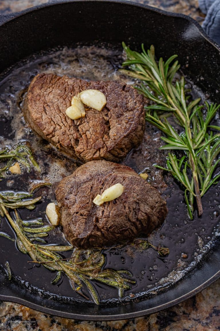 Cast Iron Filet Mignon - Feeding Your Fam Cast Iron Filet Mignon - Feeding Your Fam