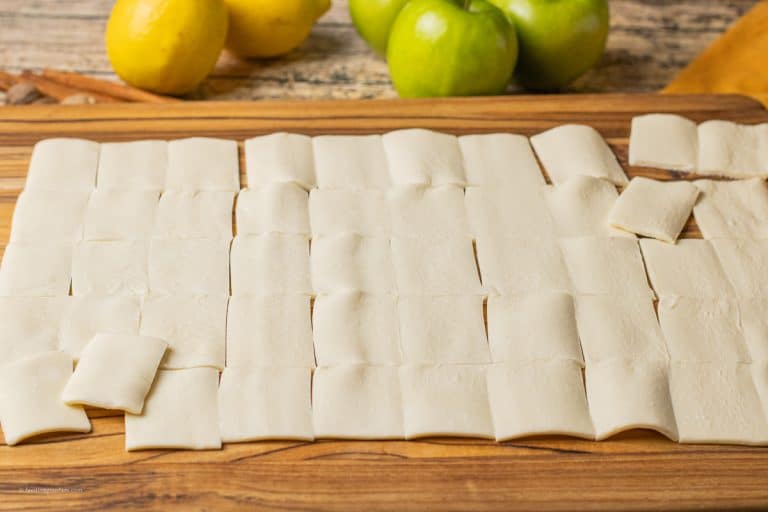 Puff Pastry Apple Pie Baked in a Cast Iron Skillet - Feeding Your Fam